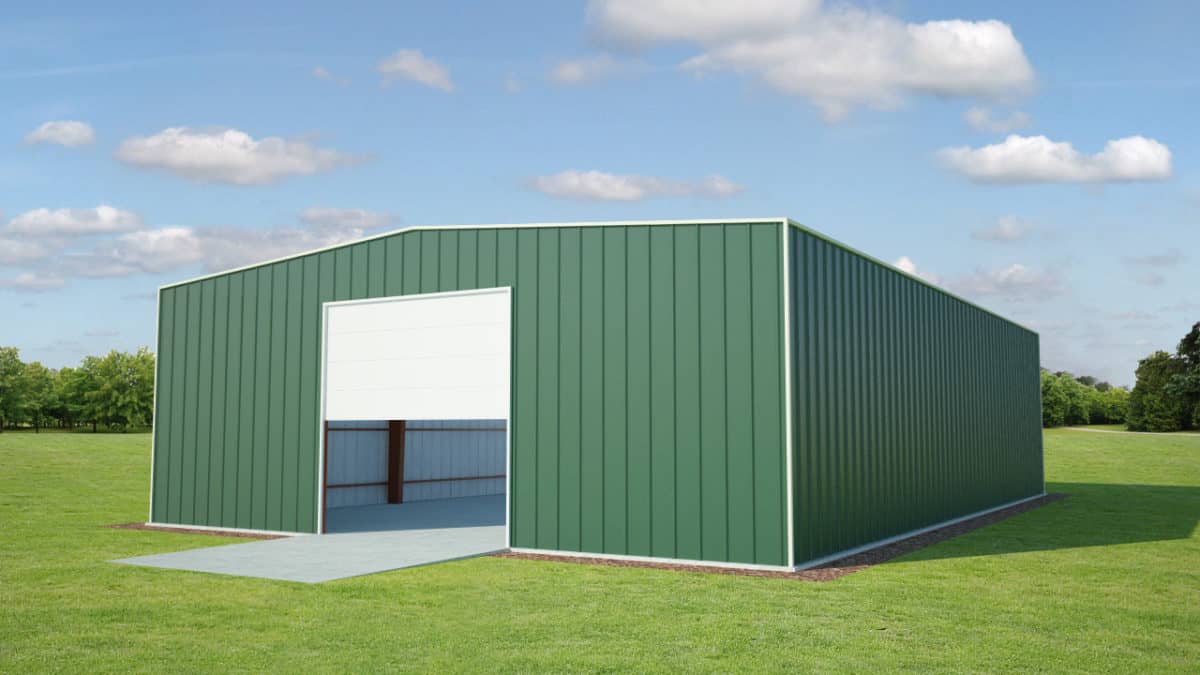 40 x 60 Metal Building Structure | MBMI Metal Buildings