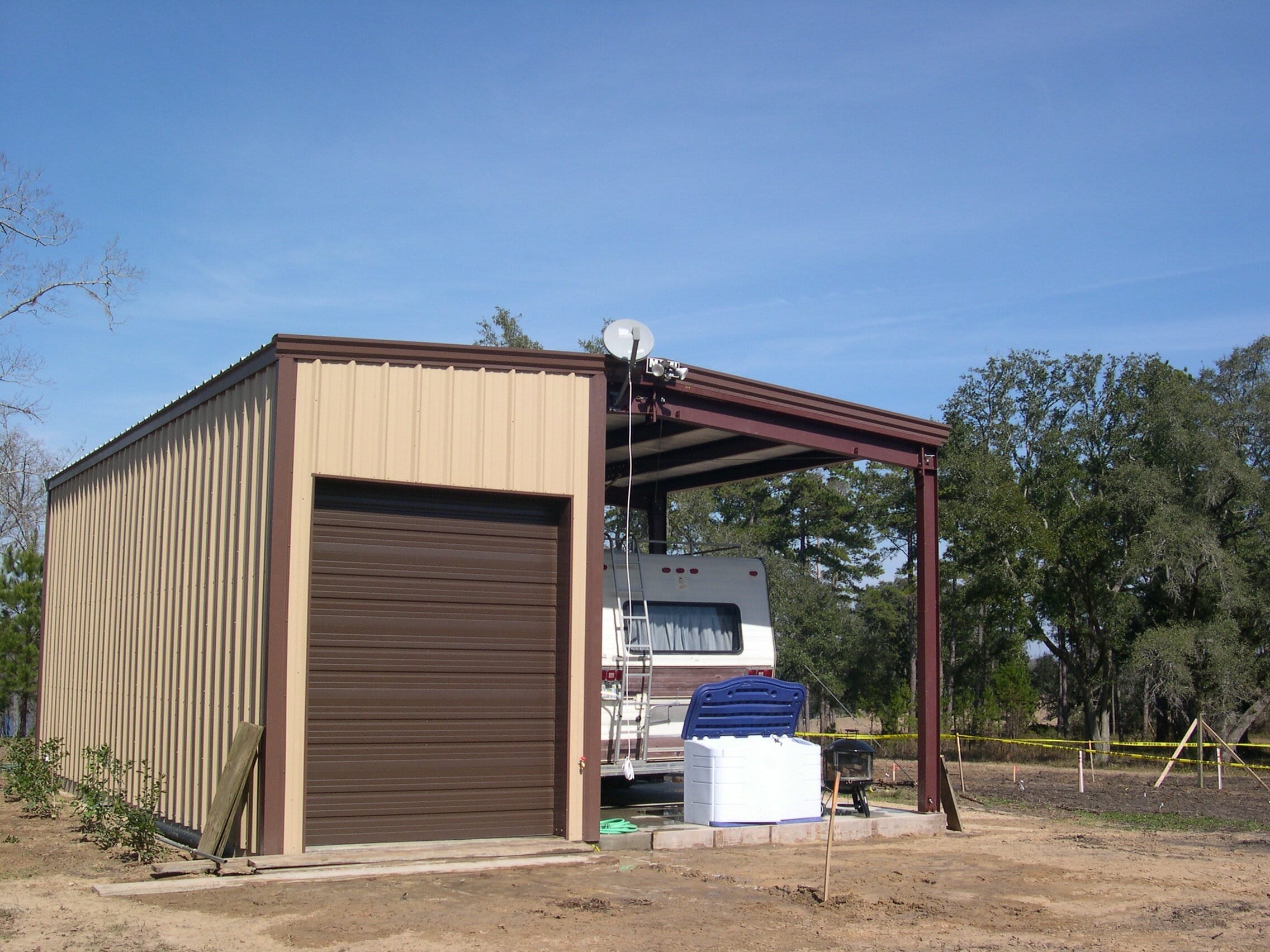 Metal RV Storage in Monticello, FL - MBMI Metal Buildings