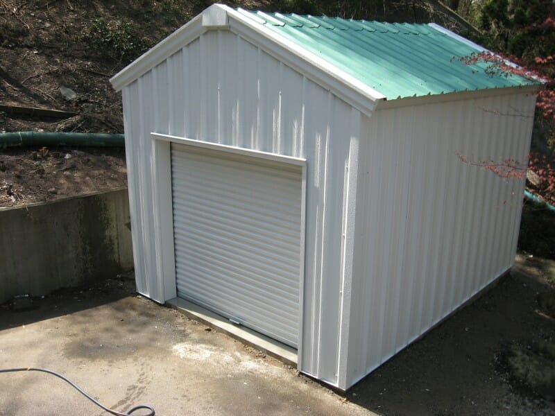 Small Metal Storage Building in Hastings On Hudson, NY - MBMI Metal ...