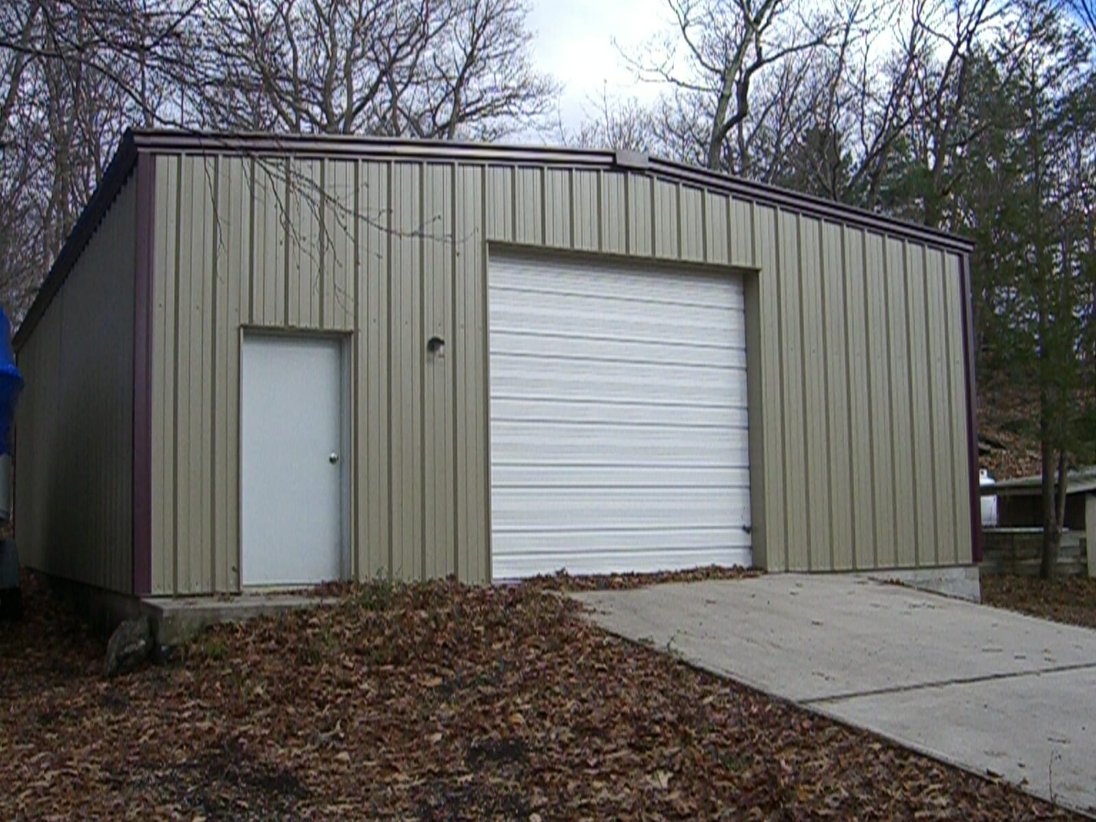 Prefab Steel Backyard Shop in Greenwood Lake, NY - MBMI Metal Buildings