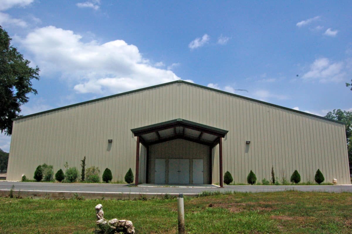 Metal Church and Community Center in Fort White, FL - MBMI Metal Buildings