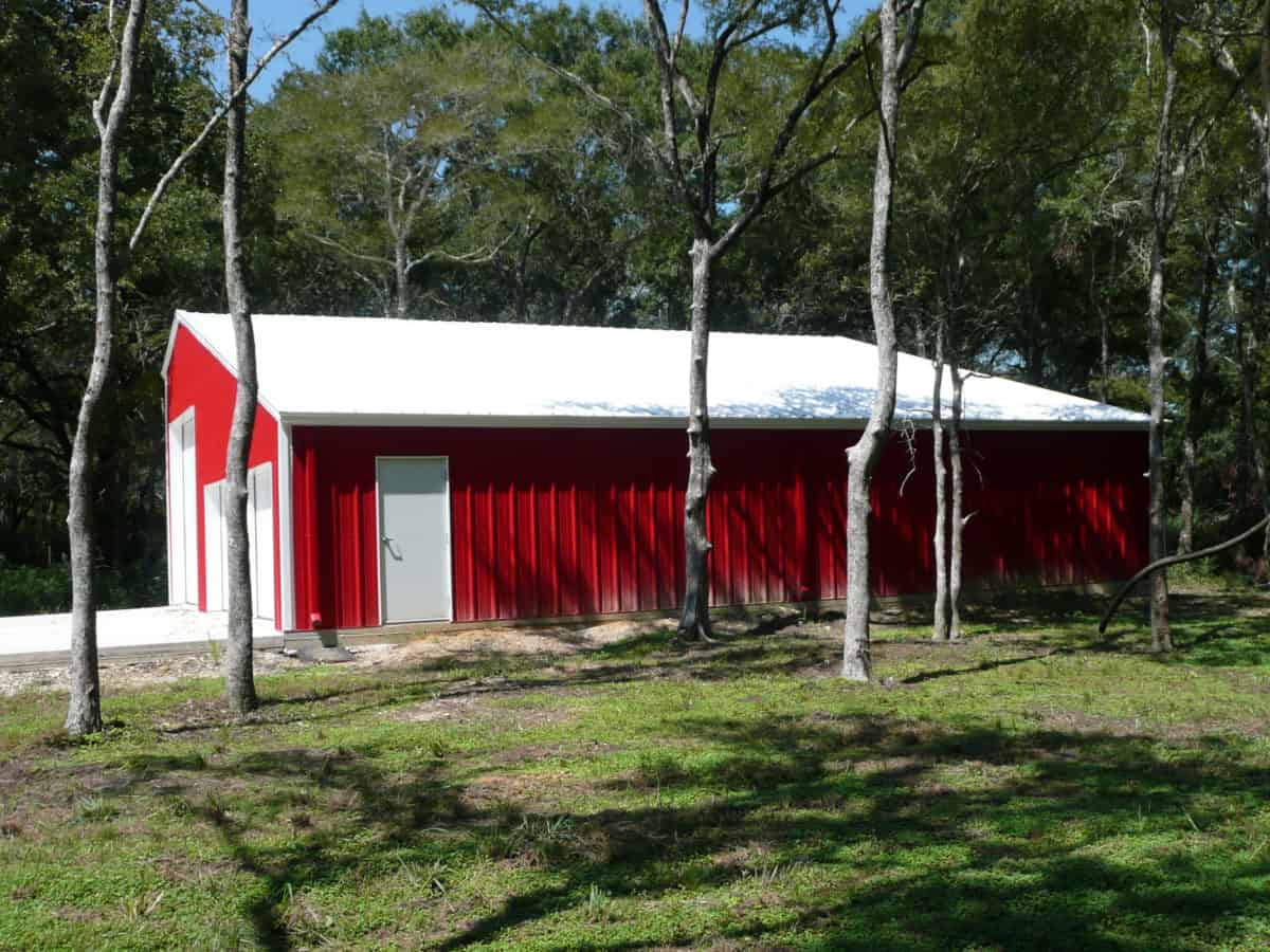 Steel Storage Shed (Asymmetrical Roof) in Baytown, TX - MBMI Metal ...