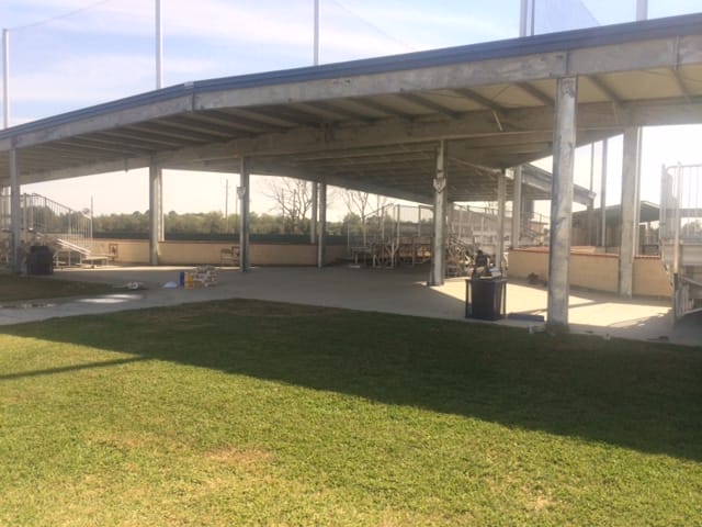 Baseball & Softball Training Facility in Tomball, TX - MBMI Metal Buildings