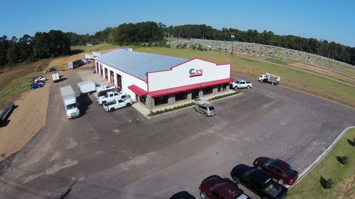 Tire Service Building in West, MS - MBMI Metal Buildings