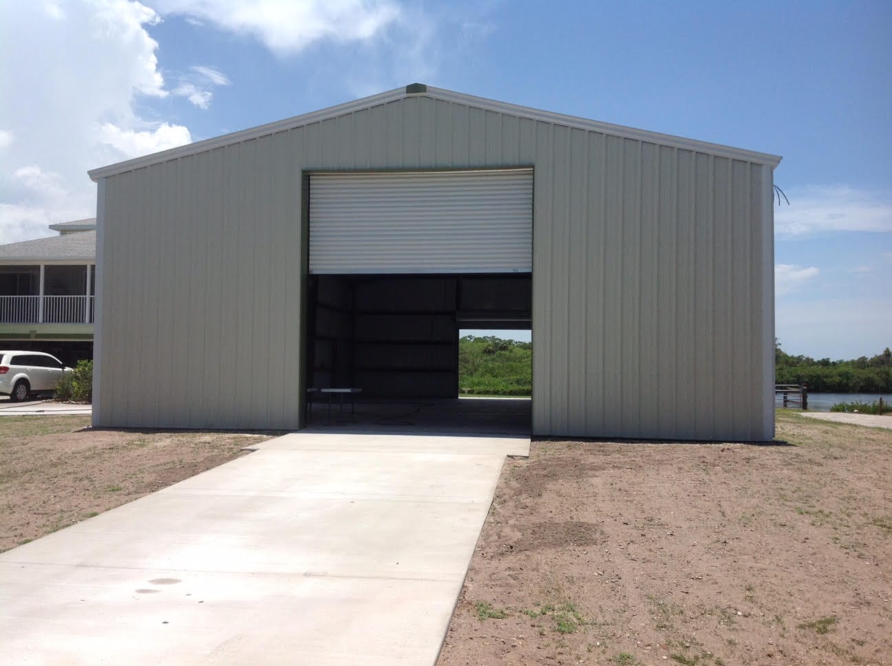Big Garage in Port Richey, FL - MBMI Metal Buildings