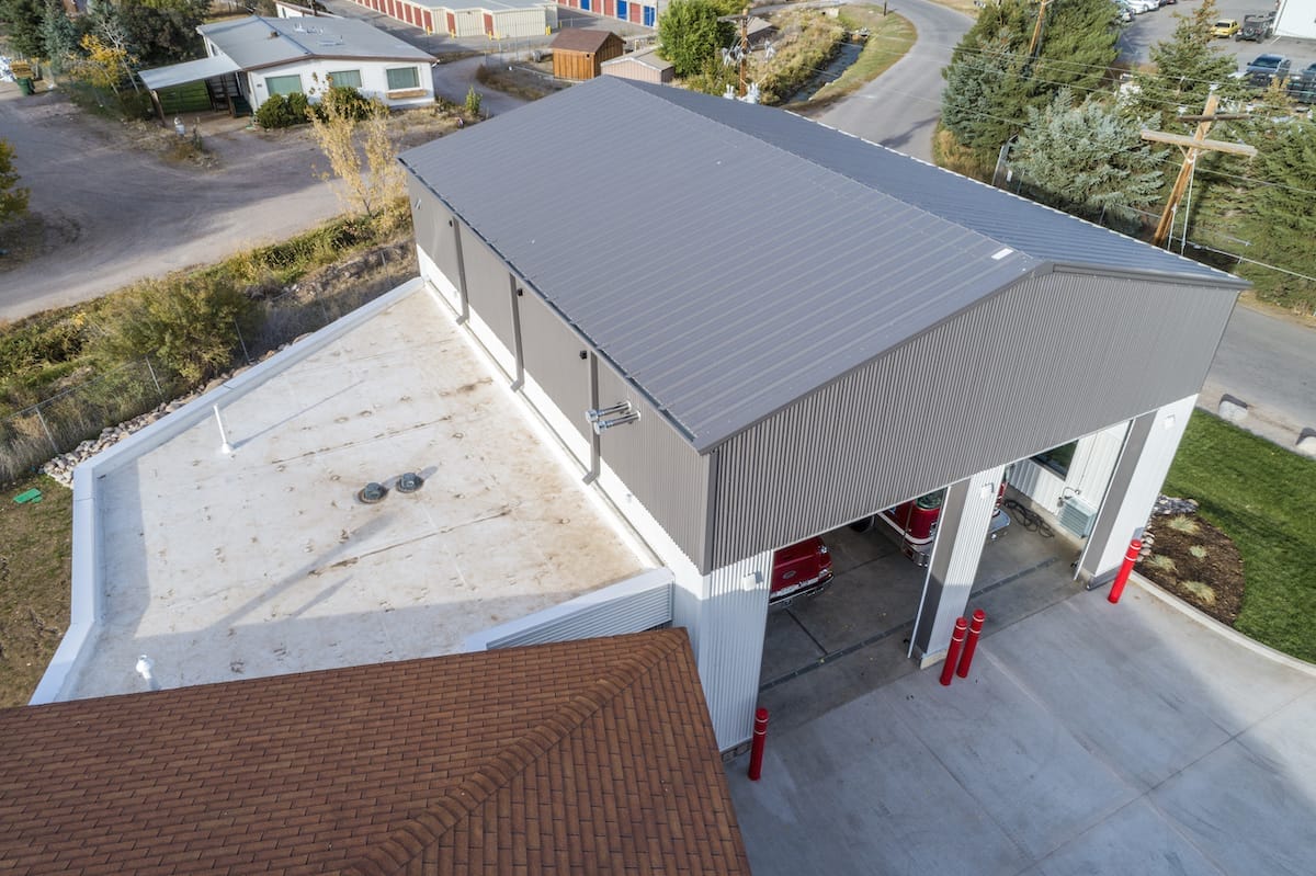 Fire Station in Glenwood Springs, CO - MBMI Metal Buildings