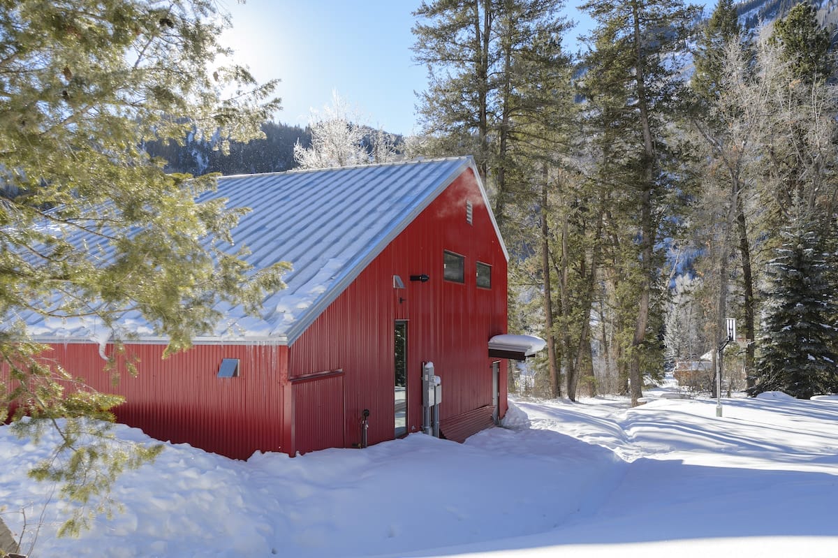 Volunteer Firehouse in Marble, CO - MBMI Metal Buildings